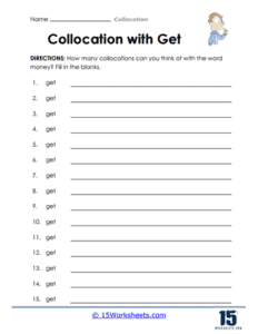 Collocation Worksheets - 15 Worksheets.com