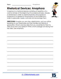 Anaphora Worksheets - 15 Worksheets.com