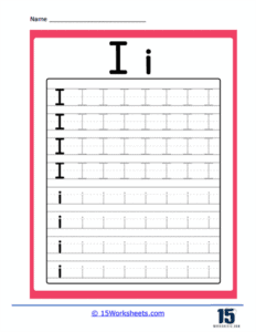 Letter I Worksheets | Alphabet Series - 15 Worksheets.com