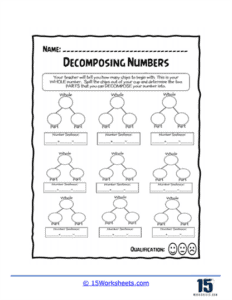 Decomposing Numbers Worksheets - 15 Worksheets.com