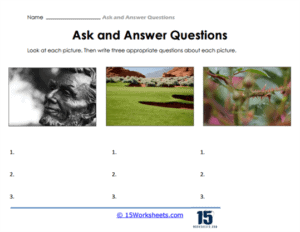 Ask and Answer Questions Worksheets - 15 Worksheets.com