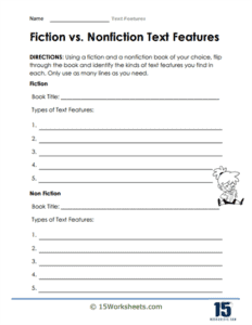Text Features Worksheets | Visual & Structural - 15 Worksheets.com