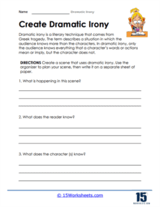 Dramatic Irony Worksheets - 15 Worksheets.com