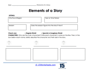 Elements of a Story Worksheets | Narrative Skills - 15 Worksheets.com
