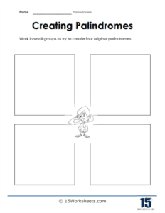 Palindromes Worksheets - 15 Worksheets.com