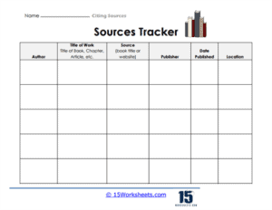 Citing Sources Worksheets - 15 Worksheets.com