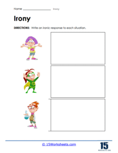 Irony Worksheets - 15 Worksheets.com