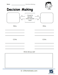 Decision Making Worksheets | Choices, Ethics & Reflection - 15 ...