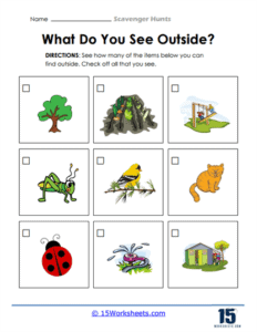 Scavenger Hunts Worksheets - 15 Worksheets.com