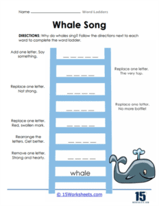 Word Ladders Worksheets | Vocabulary and Spelling - 15 Worksheets.com