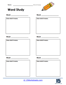 Word Study Worksheets | Vocabulary Skills - 15 Worksheets.com