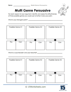 Persuasive Writing Worksheets | Heighten Impact - 15 Worksheets.com