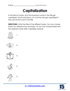 Capitalization Worksheets | Boost Writing Conventions - 15 Worksheets.com