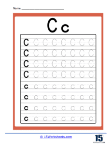 Letter C Worksheets | ABC Practice - 15 Worksheets.com