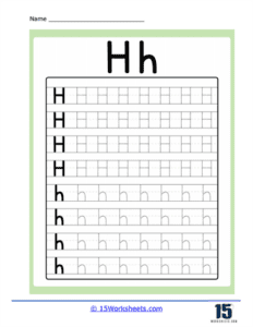 Letter H Worksheets | Alphabet Skills - 15 Worksheets.com