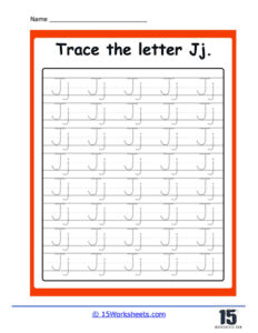 Letter J Worksheets | Alphabet Series - 15 Worksheets.com