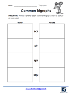 Trigraphs Worksheets - 15 Worksheets.com