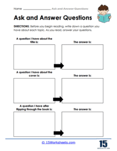 Ask and Answer Questions Worksheets - 15 Worksheets.com