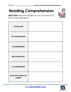 Grade 3 Reading Comprehension Worksheets - 15 Worksheets.com