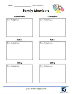 Family Members Worksheets - 15 Worksheets.com