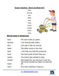 3rd Grade Spelling Words Worksheets | Fun & Effective Practice - 15 ...