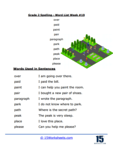 2nd Grade Spelling Words Worksheets - 15 Worksheets.com