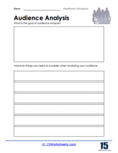 Audience Analysis Worksheets - 15 Worksheets.com