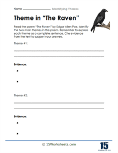 Identifying Themes Worksheets - 15 Worksheets.com