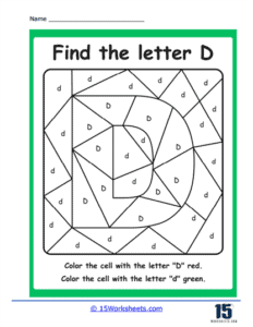 Letter D Worksheets | A-Z Discovery Pack - 15 Worksheets.com