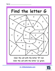 Letter G Worksheets | Alphabet Series - 15 Worksheets.com