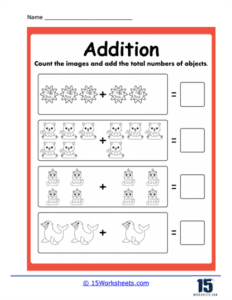 Adding Objects Worksheets - 15 Worksheets.com