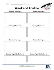 Daily Routine Worksheets - 15 Worksheets.com