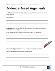 Evidence Based Writing Worksheets | Source Credibility - 15 Worksheets.com