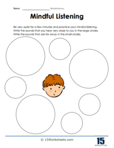 Mindfulness Worksheets | Thoughtful PDFs - 15 Worksheets.com