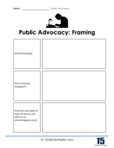 Public Advocacy Worksheets - 15 Worksheets.com