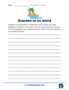 Stranded on an Island Worksheets - 15 Worksheets.com