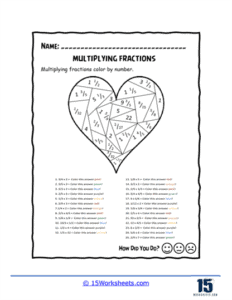 Multiplying Fractions Worksheets | Collection - 15 Worksheets.com