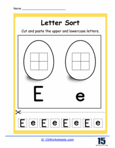 Letter E Worksheets - 15 Worksheets.com