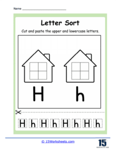 Letter H Worksheets | Alphabet Skills - 15 Worksheets.com