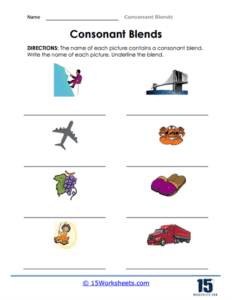 Consonant Blends Worksheets - 15 Worksheets.com