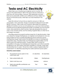 Grade 8 Reading Comprehension Worksheets - 15 Worksheets.com