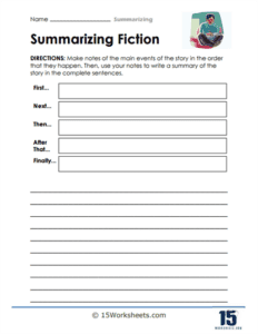 Summarizing Worksheets - 15 Worksheets.com