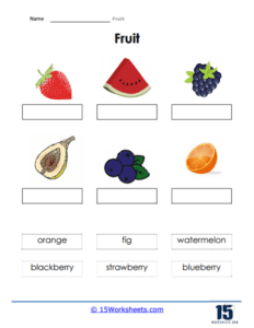 Fruit Worksheets - 15 Worksheets.com