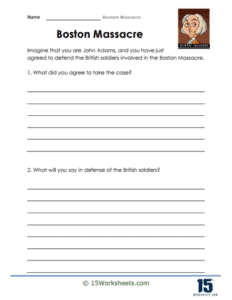 Boston Massacre Worksheets - 15 Worksheets.com