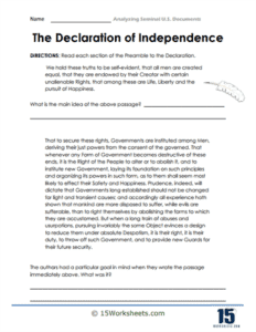 Social Studies Worksheets | U.S. and World History - 15 Worksheets.com