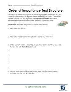 Text Structure Worksheets - 15 Worksheets.com