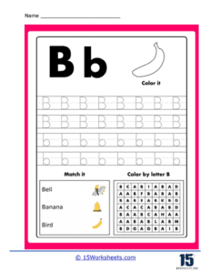 Letter B Worksheets - 15 Worksheets.com