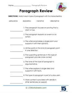 Paragraph Review Worksheets - 15 Worksheets.com
