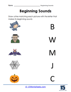 Beginning Sounds Worksheets - 15 Worksheets.com