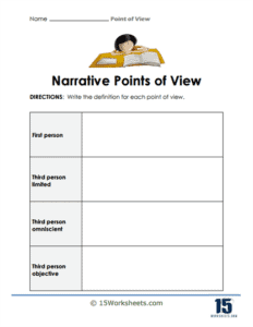 Point of View Worksheets | Reading Skills - 15 Worksheets.com